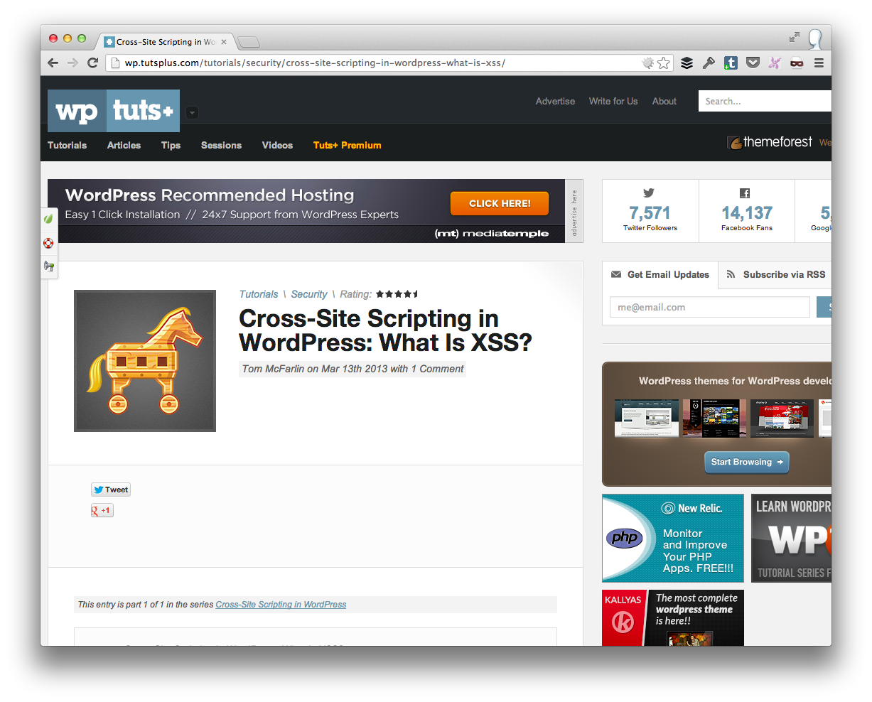 An Introduction To Cross Site Scripting In Wordpress Tom Mcfarlin 1201