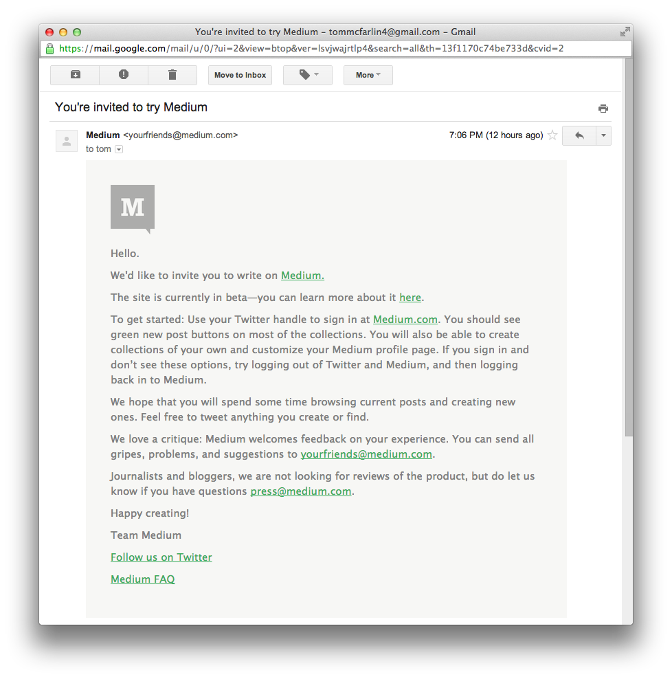 The Tension Of Writing On Medium Tom McFarlin