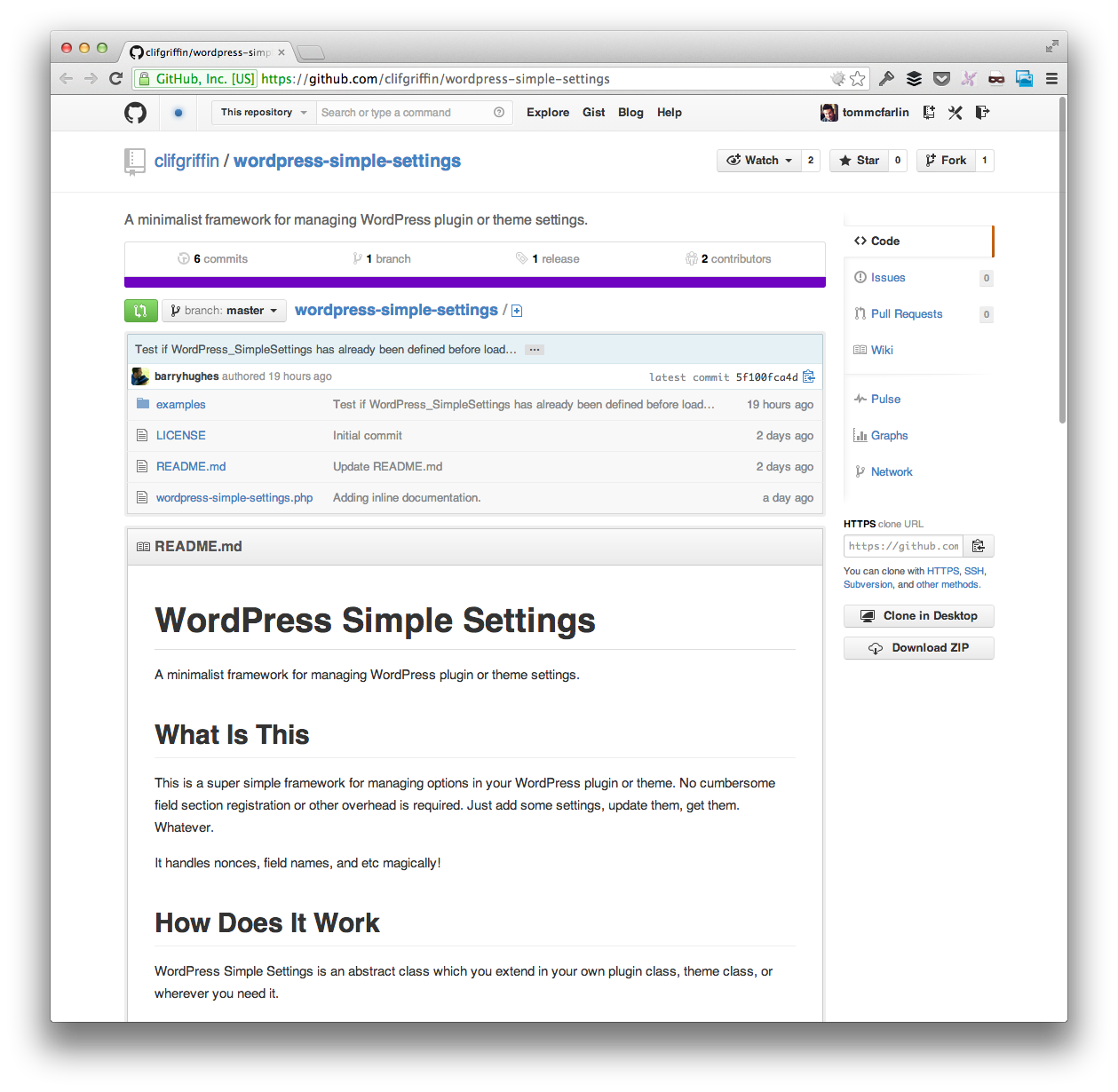 Using Wordpress Simple Settings For The Settings Api Tom Mcfarlin Tom Mcfarlin