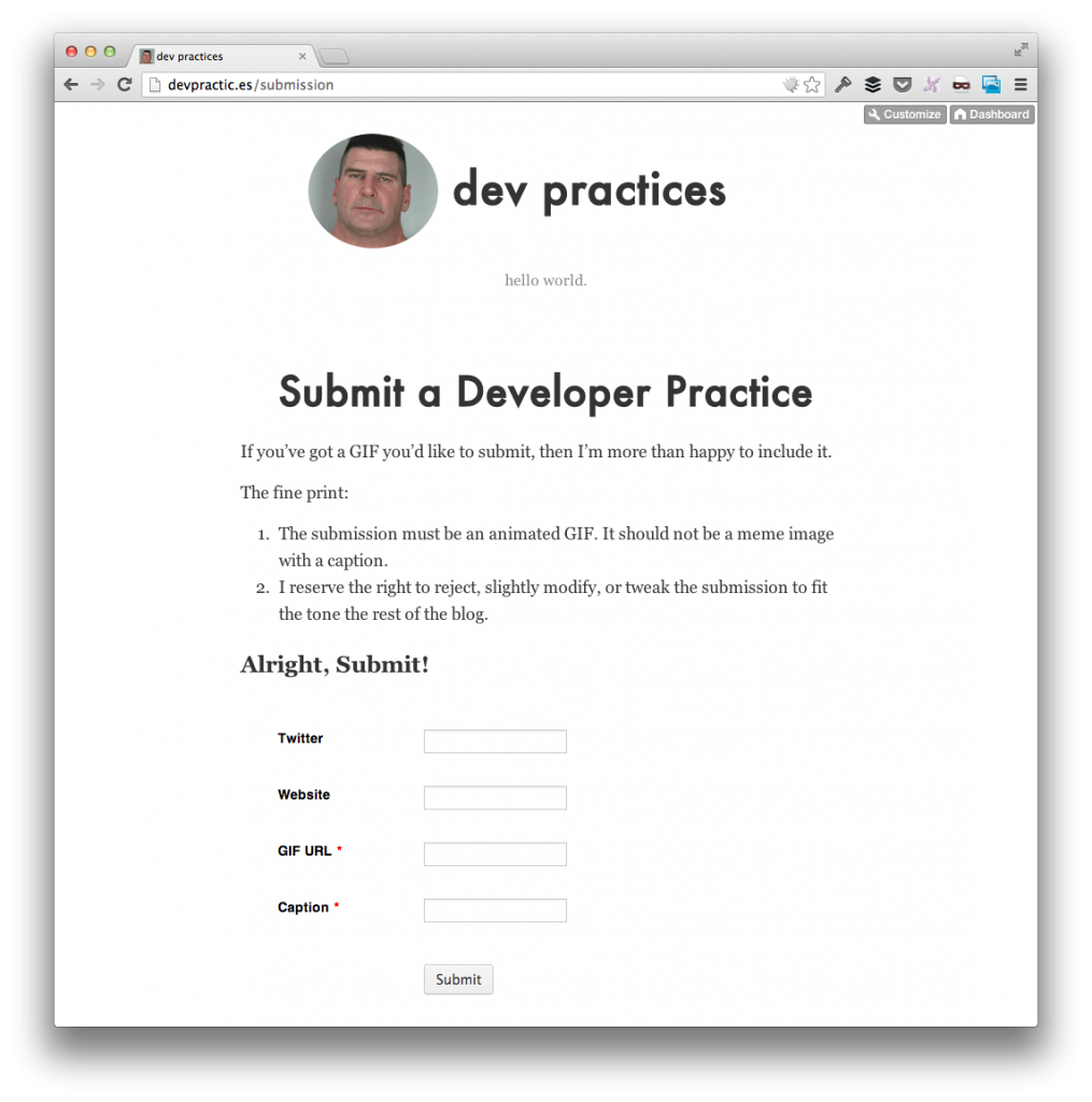 Submit Your Own Developer Best Practices - Tom McFarlin | Tom McFarlin