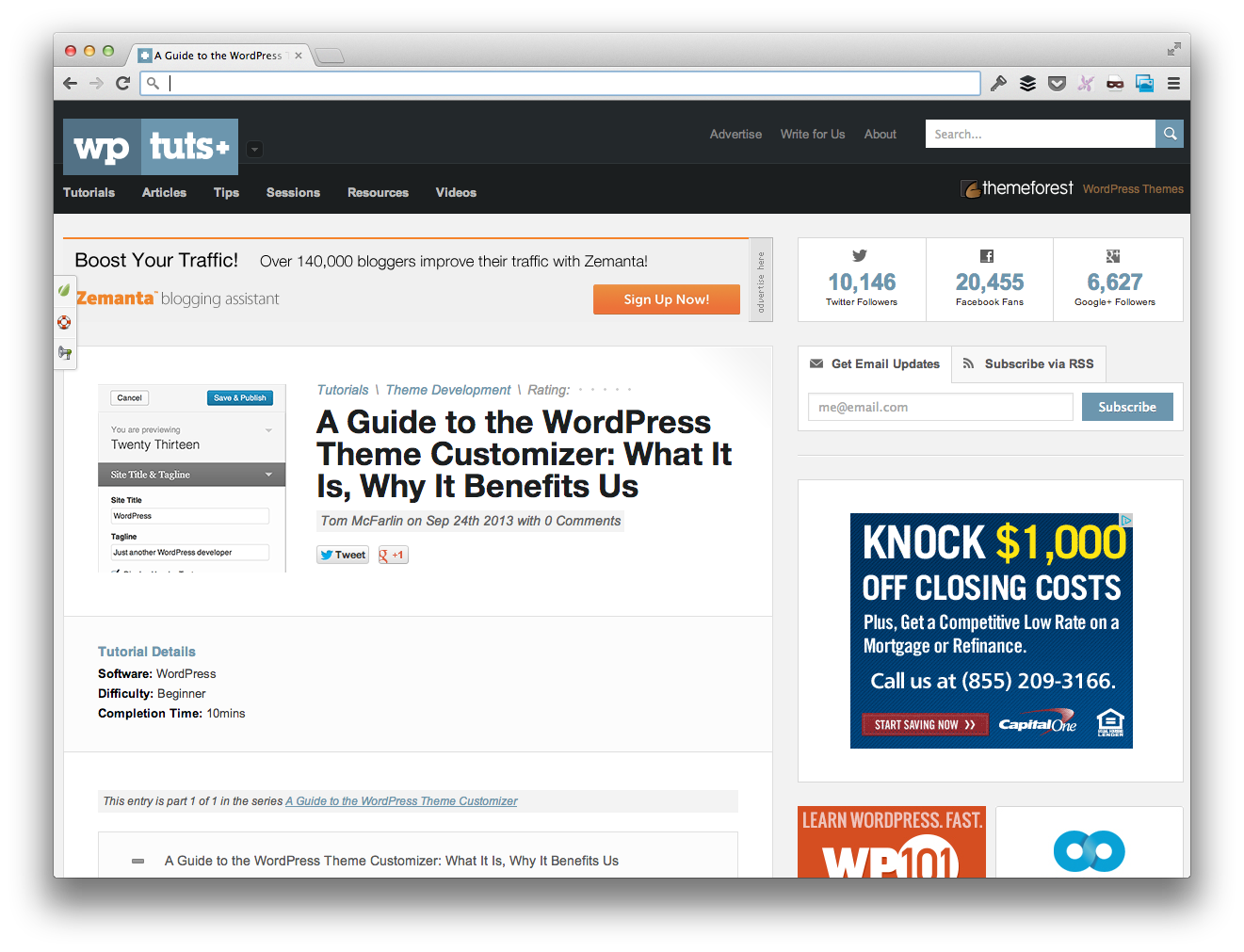 A Guide To The Wordpress Theme Customizer Tom Mcfarlin