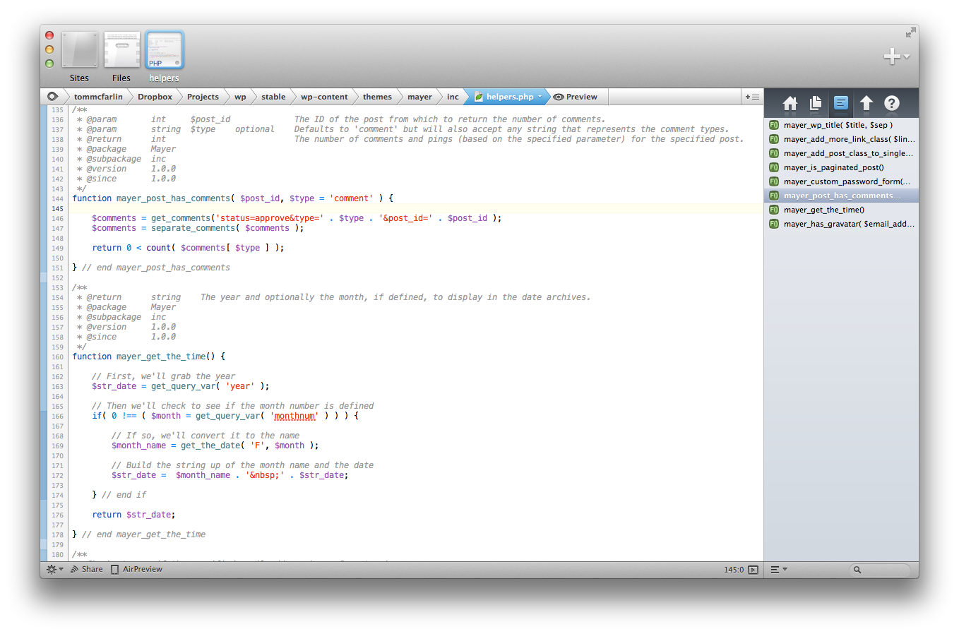 Separation of Concerns: Queries and Helper Functions | Tom McFarlin ...