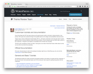 WordPress Theme Customizer Resources | Tom McFarlin | Tom McFarlin