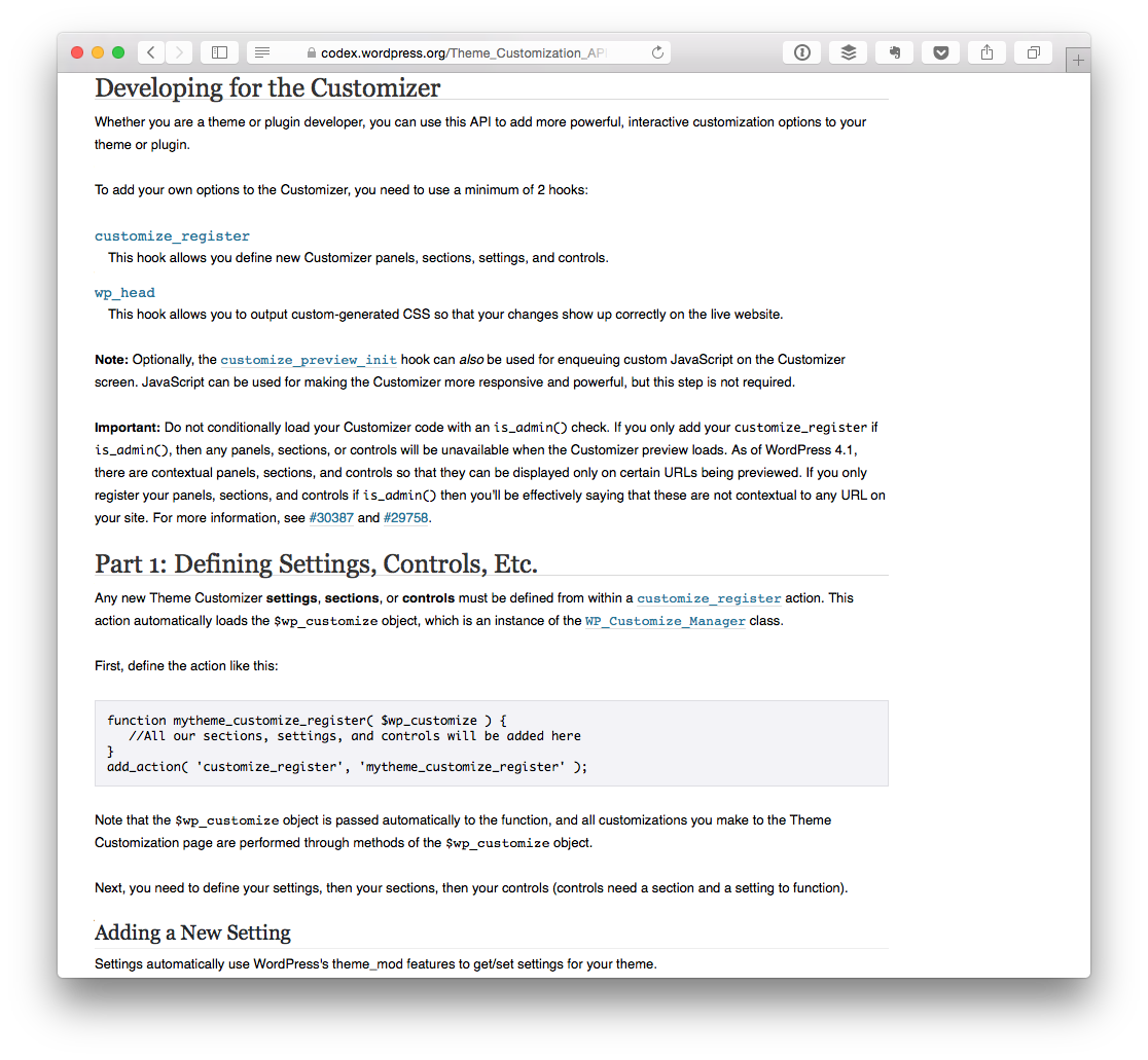 WordPress Menus and The Customizer | Tom McFarlin WordPress Menus and The Customizer | Tom McFarlin