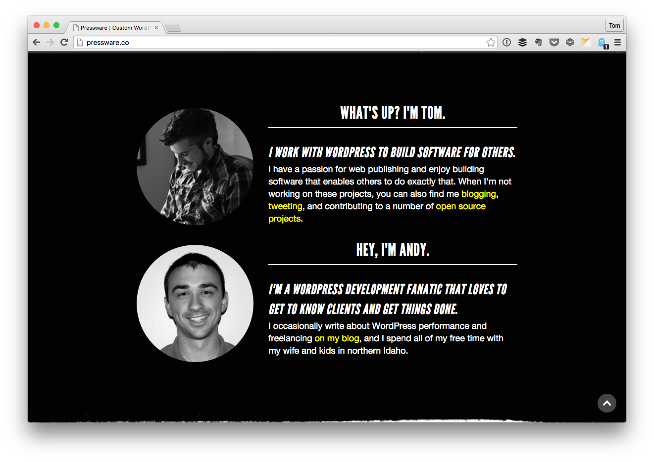 Andy Adams and Pressware | Tom McFarlin