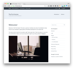The First Version For WordPress Development | Tom McFarlin | Tom McFarlin