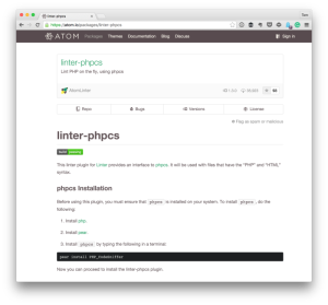 Using PHP CodeSniffer with Atom | Tom McFarlin | Tom McFarlin