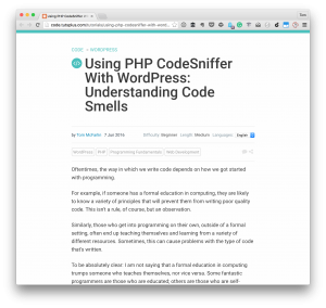 What Are Code Smells? | Tom McFarlin