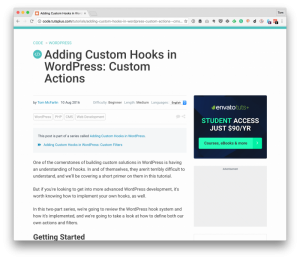 Understanding WordPress Hooks | Tom McFarlin