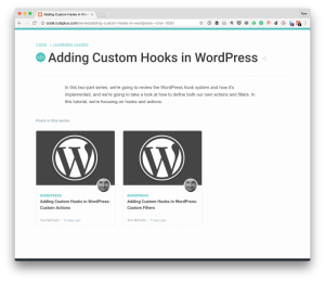 Understanding WordPress Hooks | Tom McFarlin