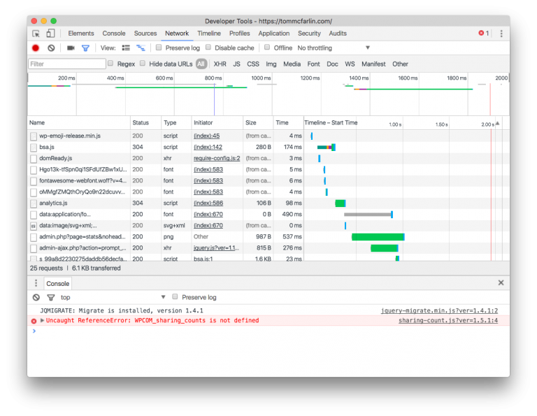 Improving WordPress Resource Requests | Tom McFarlin