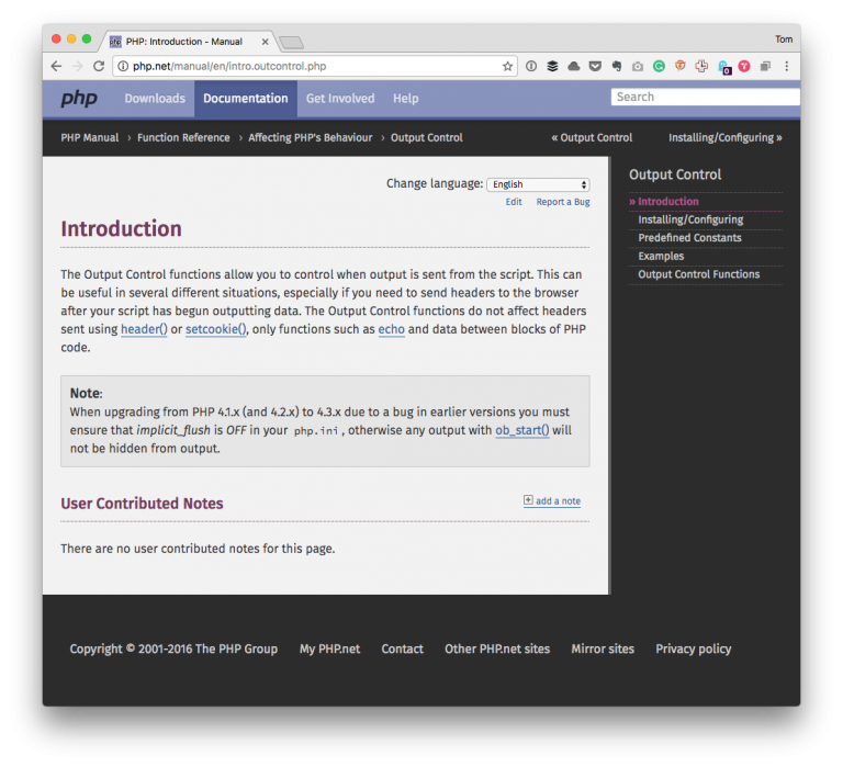 Buffering WordPress Content with PHP | Tom McFarlin