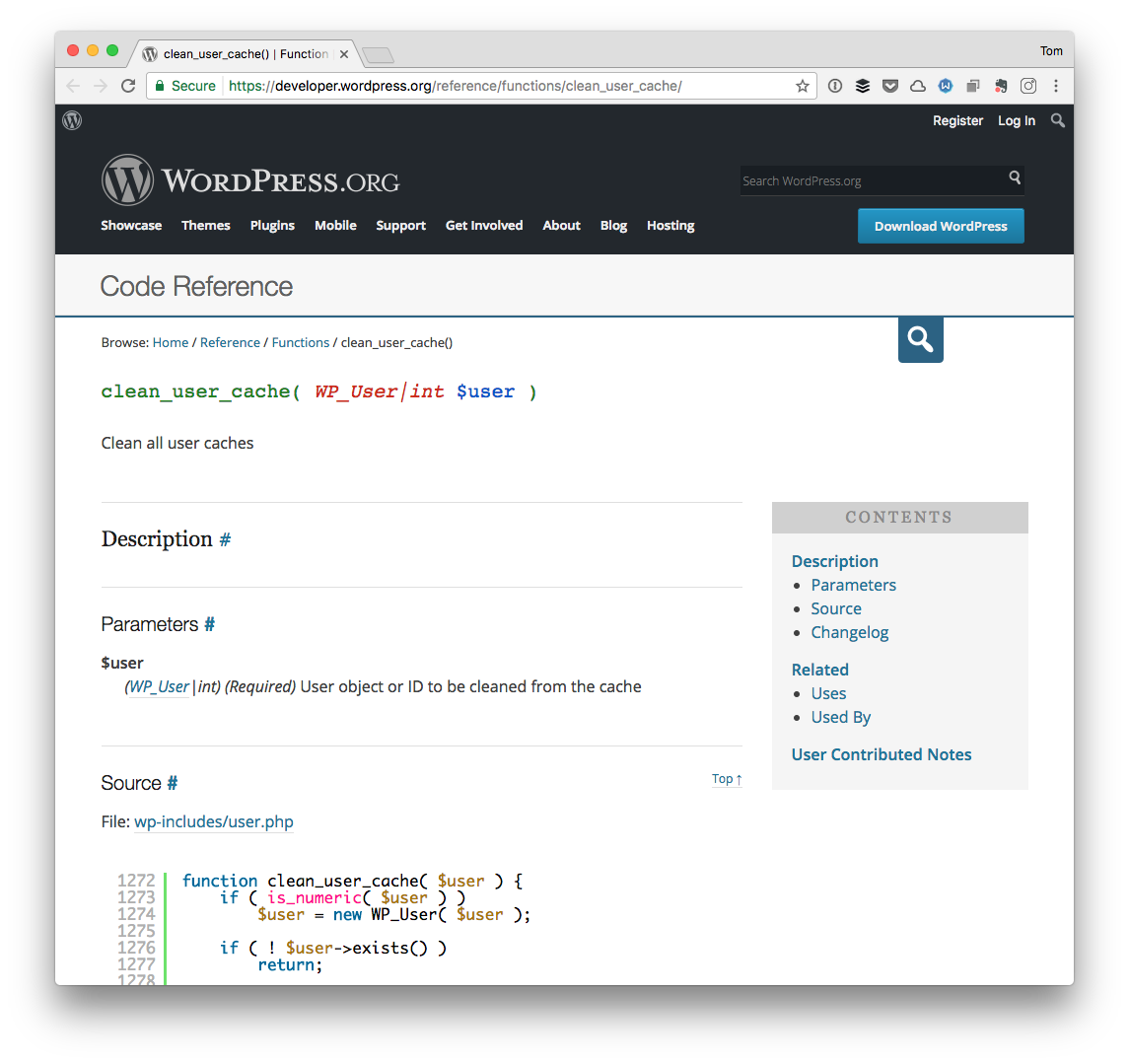 What Are WordPress User Caches? | Tom McFarlin