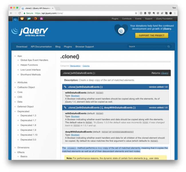 When Is jQuery’s Clone Function Useful? | Tom McFarlin