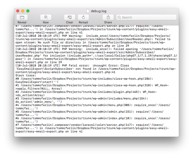 Reading And Understanding Wordpress Error Logs Part 2 Tom Mcfarlin