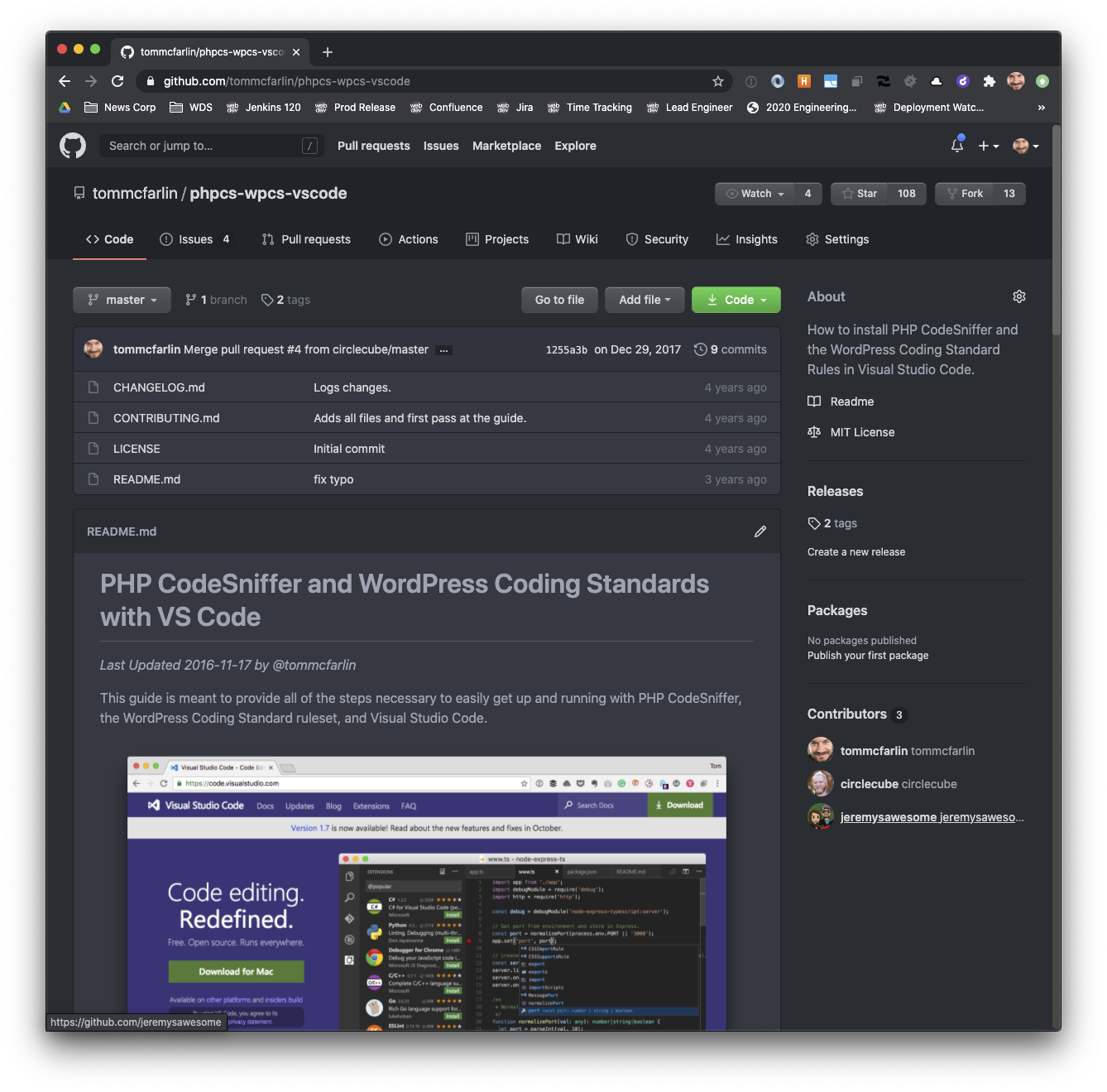 Setting Up PHP CodeSniffer in Visual Studio Code | Tom McFarlin Setting Up PHP CodeSniffer in Visual Studio Code | Tom McFarlin